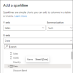 How to use Sparklines in Power BI - Select Distinct Limited
