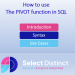 How to use the PIVOT function in SQL - Select Distinct
