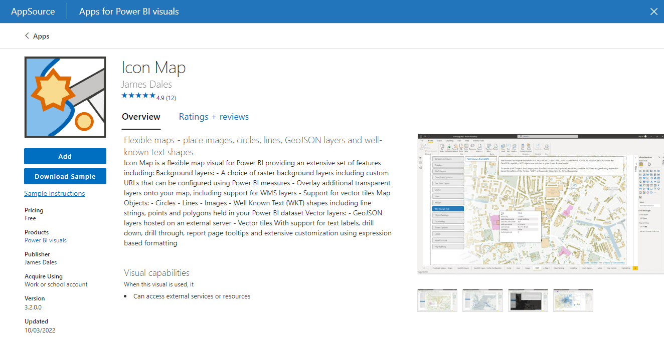 Direction of travel on a map in Power BI