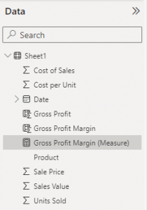 Calculated Columns and Measures in Power BI
